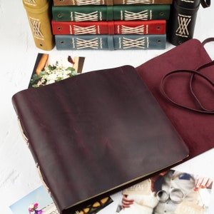 Leather Cabin Guest Book, AIRBNB Welcome Book, Hotel Sign in Book ...