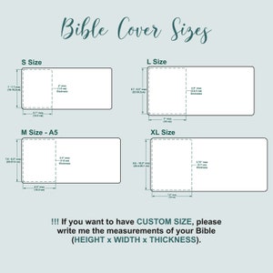 Custom Leather Bible Cover Personalized Bible Cover Faith - Etsy