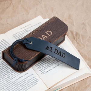 Personalized Bookmark, Genuine Leather Hand Made Bookmark, Custom ...