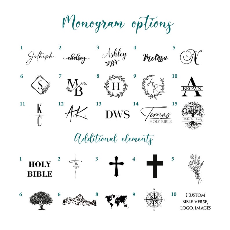 Personalized Leather Bible Cover Engraved Leather Book Cover - Etsy