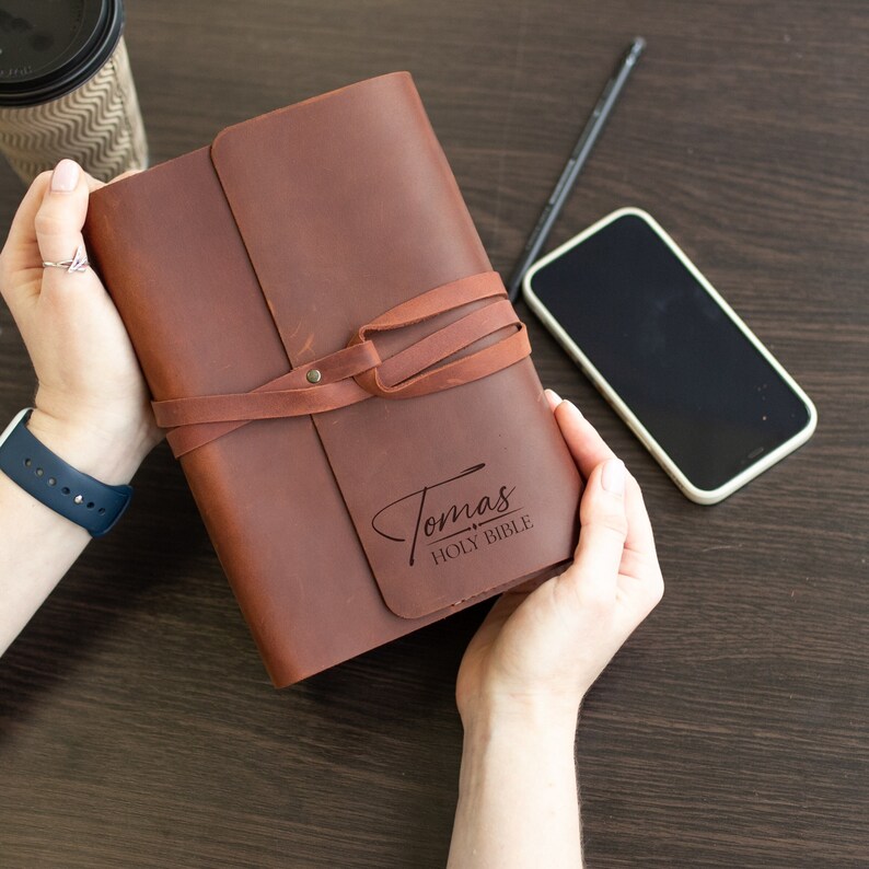 Custom Bible Book Cover Personalized Leather Bible Cover - Etsy