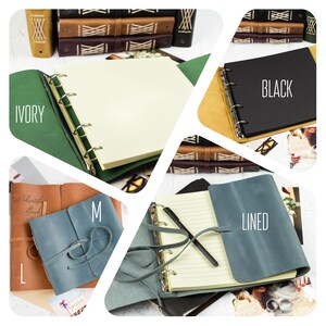 Personalized Leather Guest Book Album W/wrap Tie Closure, Alternative ...