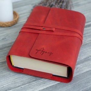 Personalized Book Cover Leather Book Cover Custom Book - Etsy