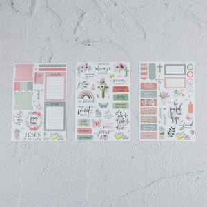 Add-on Bible Journaling Stickers, Christian Stickers, Bible Study ...