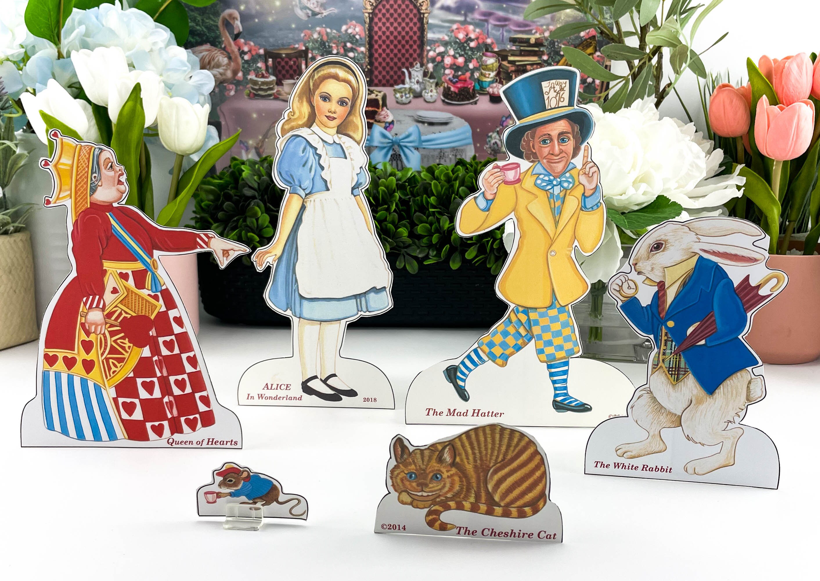 Alice in Wonderland Paper Dolls – DIY Craft Kit (instant Download) - Etsy