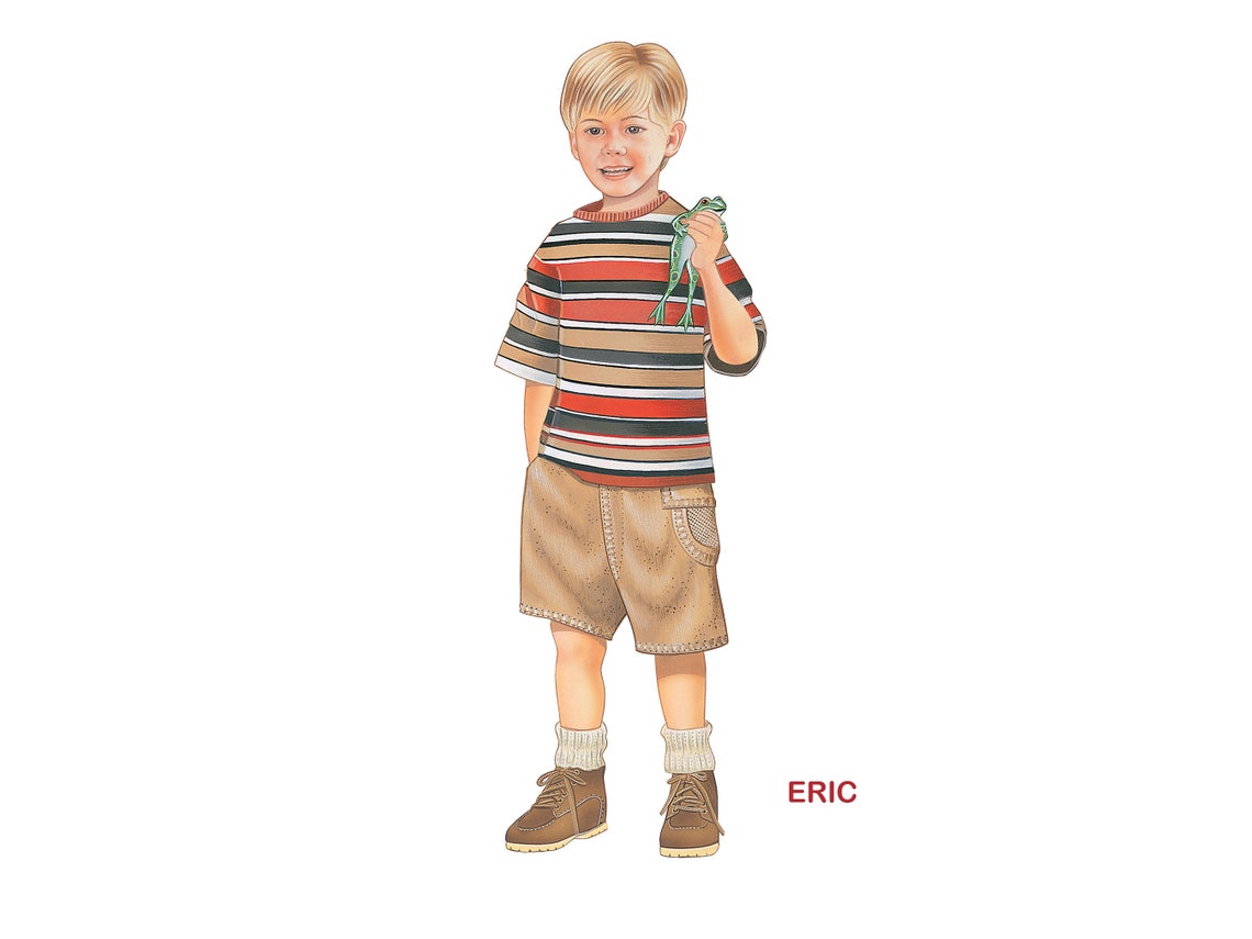 Boy Paper Doll-printable Paper Dolls-instant Download-diy Paper Craft ...