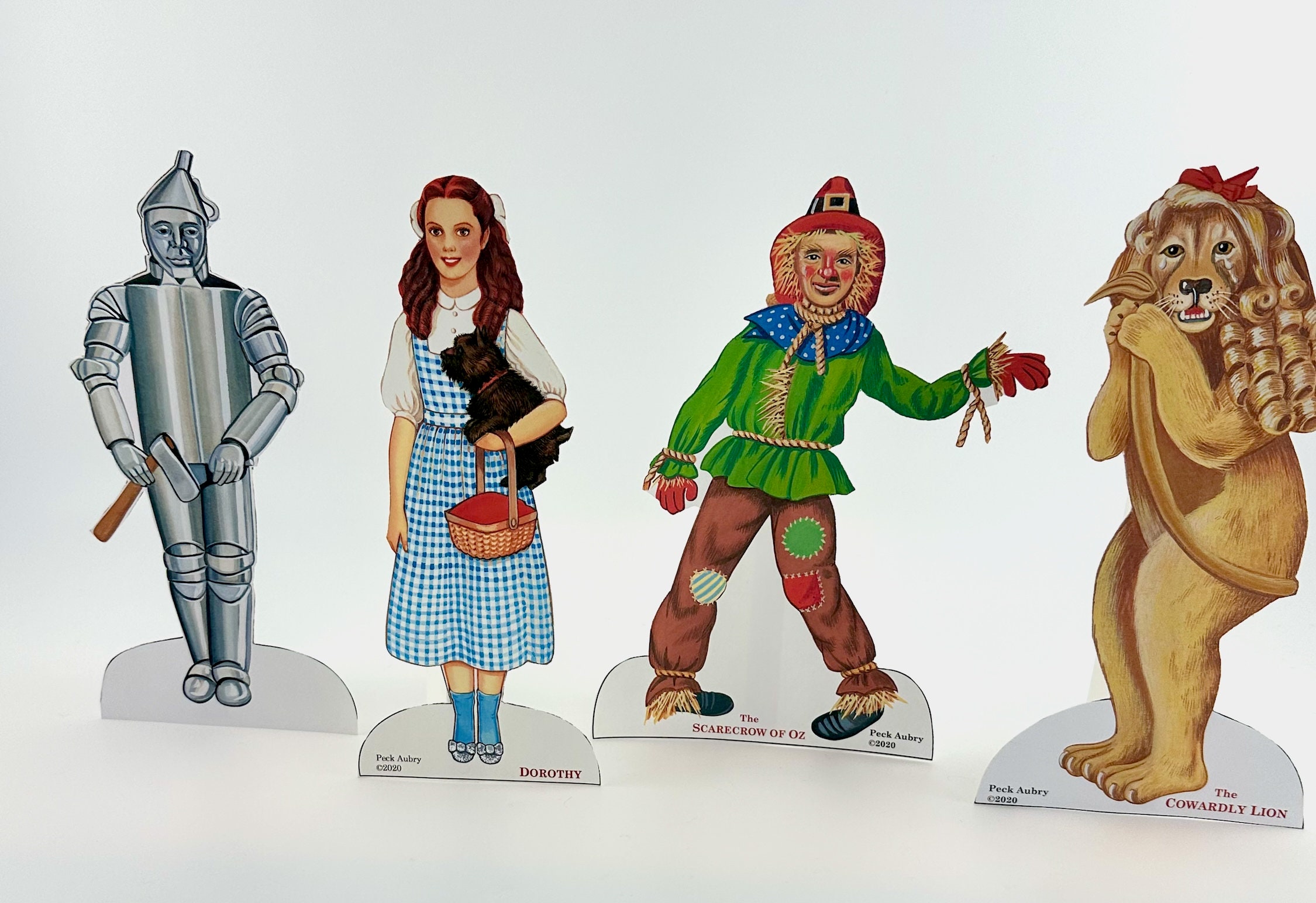 Wizard of Oz Paper Doll Set-instant Download, Colored and Black & White ...