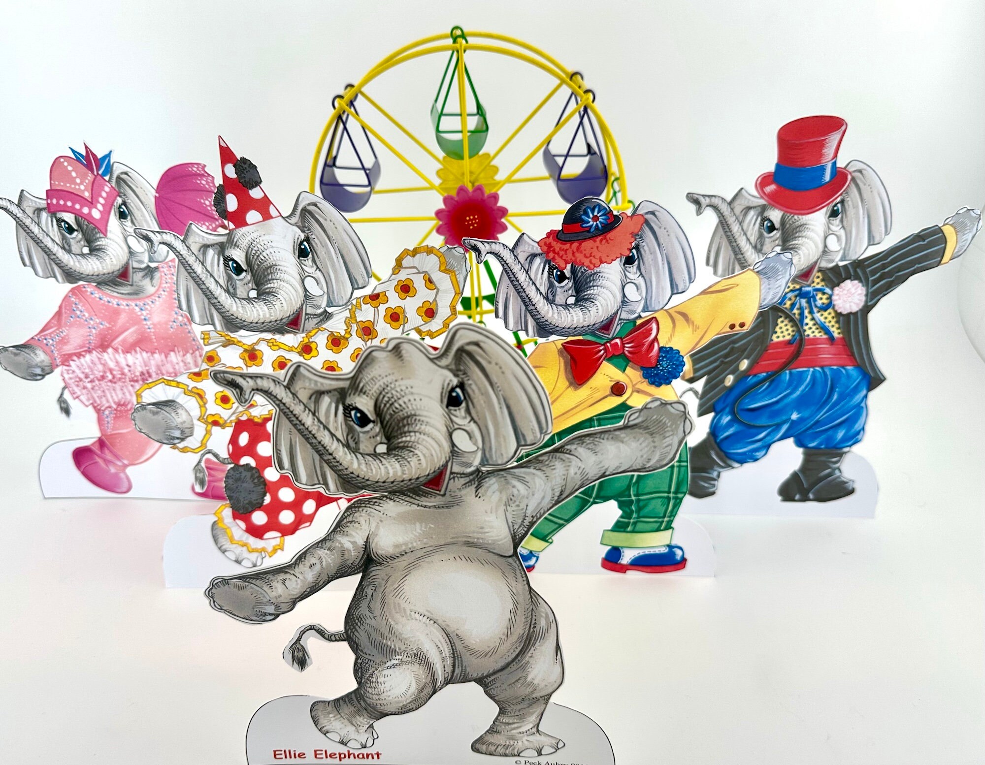 Elephant Paper Doll Printable-paper Dolls-instant Download-easy DIY ...