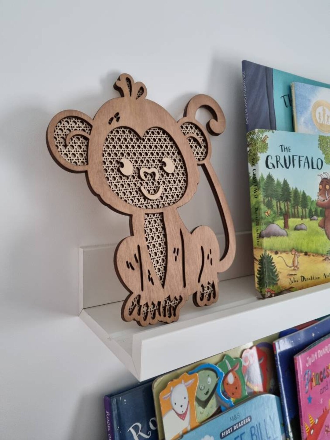 Wooden Monkey Nursery Decor, Safari Nursery Decor, Wooden Wall Decor ...