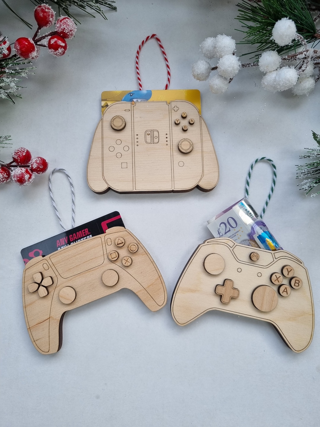Gamer Gift Card Holder, Personalised Gamer Gift, Gaming Christmas ...