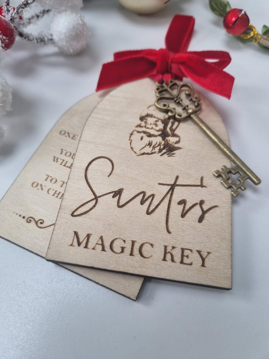 Personalised Santa's Magic Key, Christmas Eve Gift, Christmas Eve Box ...