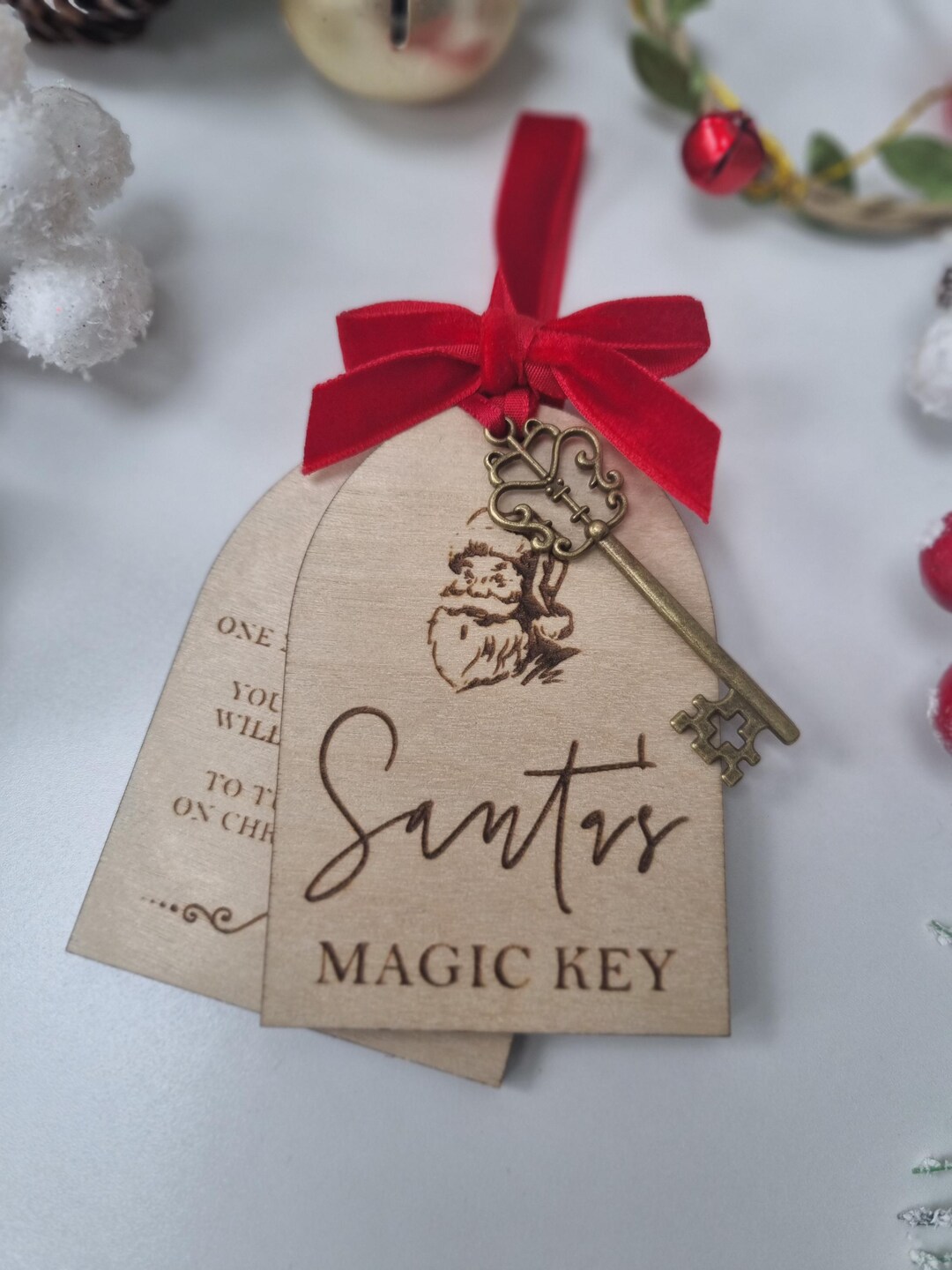 Personalised Santa's Magic Key, Christmas Eve Gift, Christmas Eve Box ...