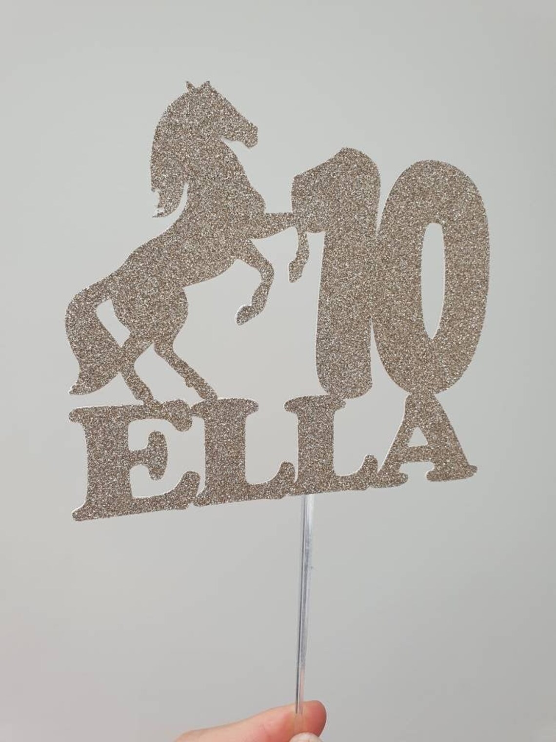Topper de pastel de caballo personalizado decoraciones de - Etsy México