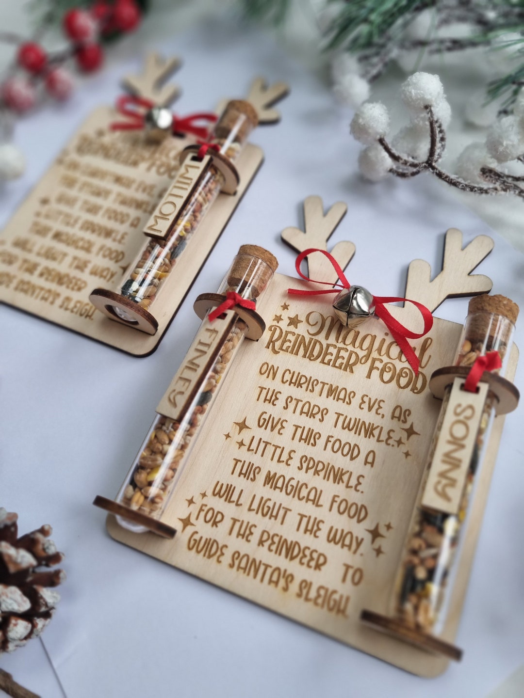 Personalised Reindeer Food, Magic Reindeer Food, Christmas Eve Box ...