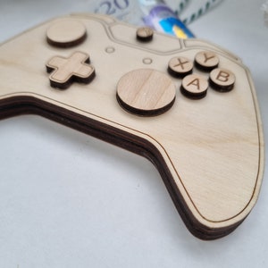 Gamer Gift Card Holder, Gamer Gift, Gaming Christmas Decoration, Wooden ...