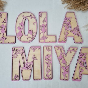 Wooden Fairy Room Decor, Fairy Nursery Decor, Girls Bedroom Decor ...