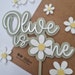 Acrylic Daisy Cake Topper, Personalised First Birthday Cake Topper, is ...