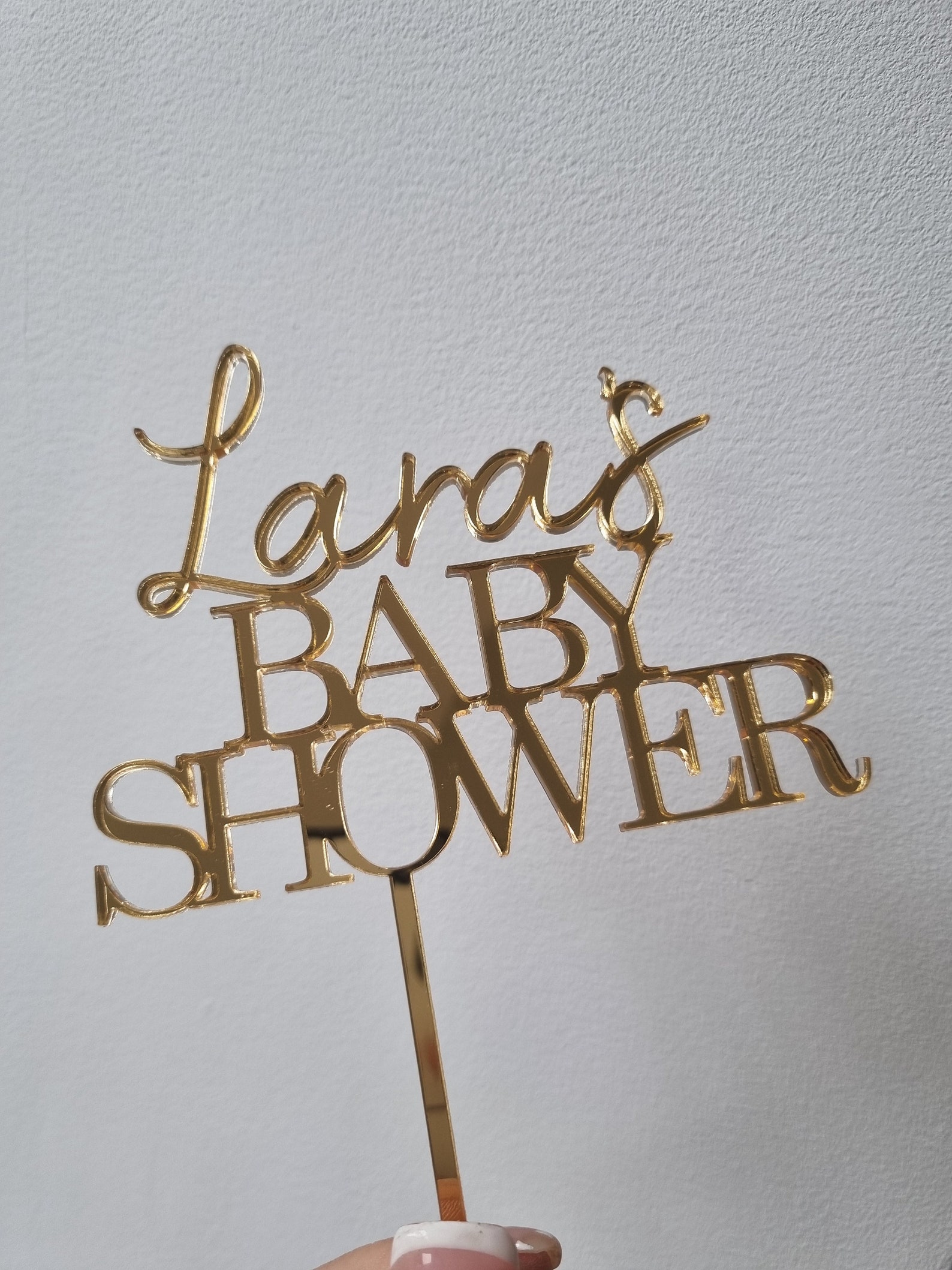 Personalised Baby Shower Cake Topper, Baby Shower Cake Decorations ...