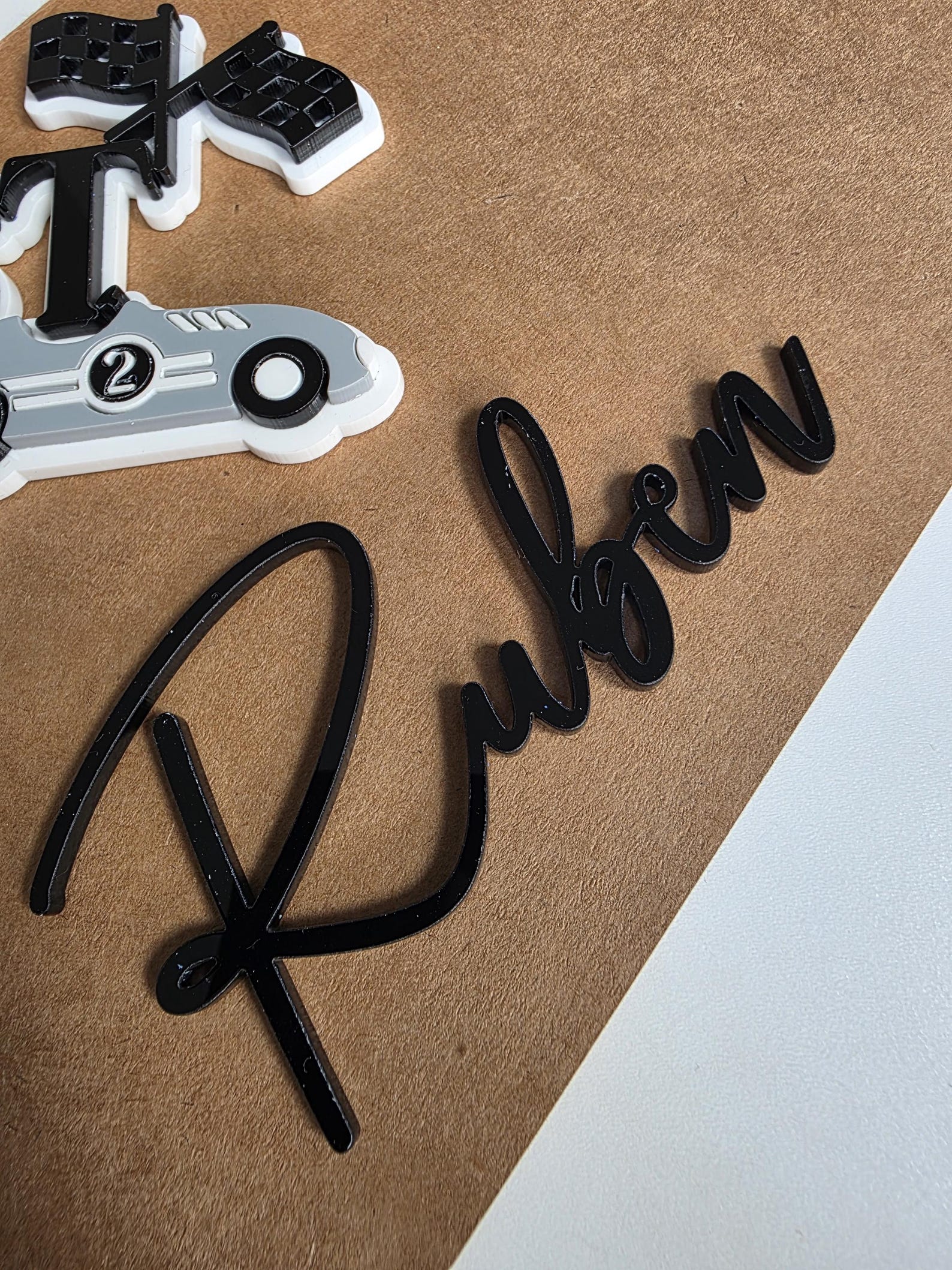Acrylic Fast One Cake Topper, Personalised First Birthday Cake Topper ...