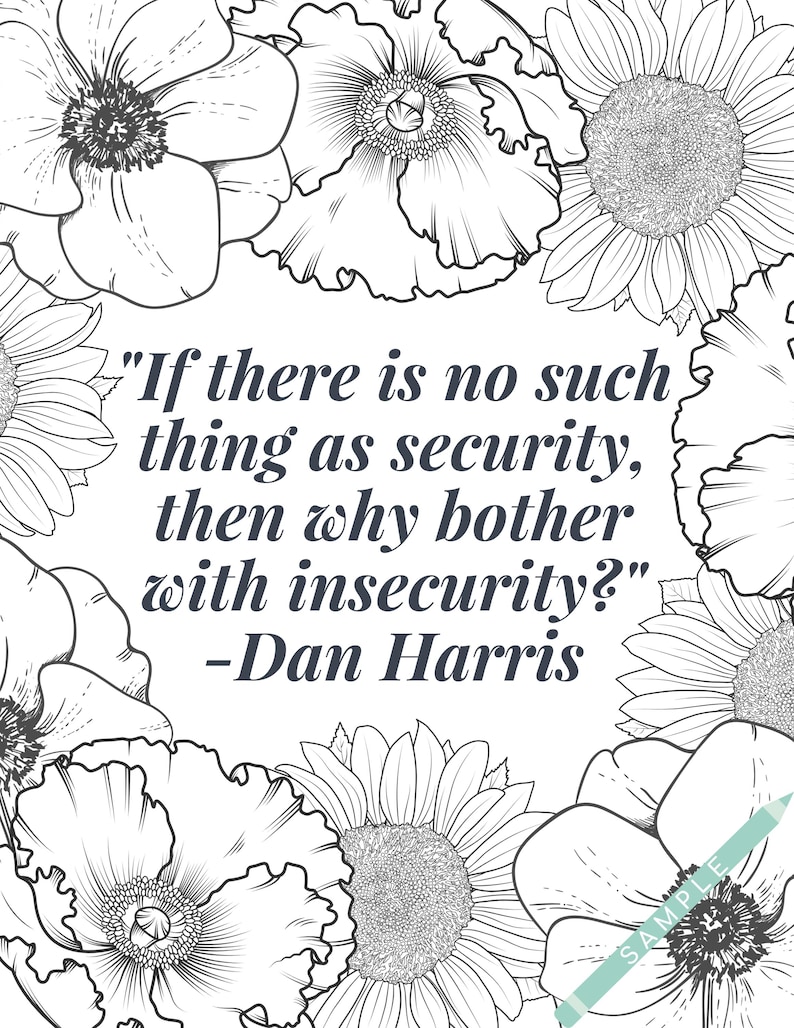 20 Motivational Colouring Pages (PDF) - Printable Colouring Book ...