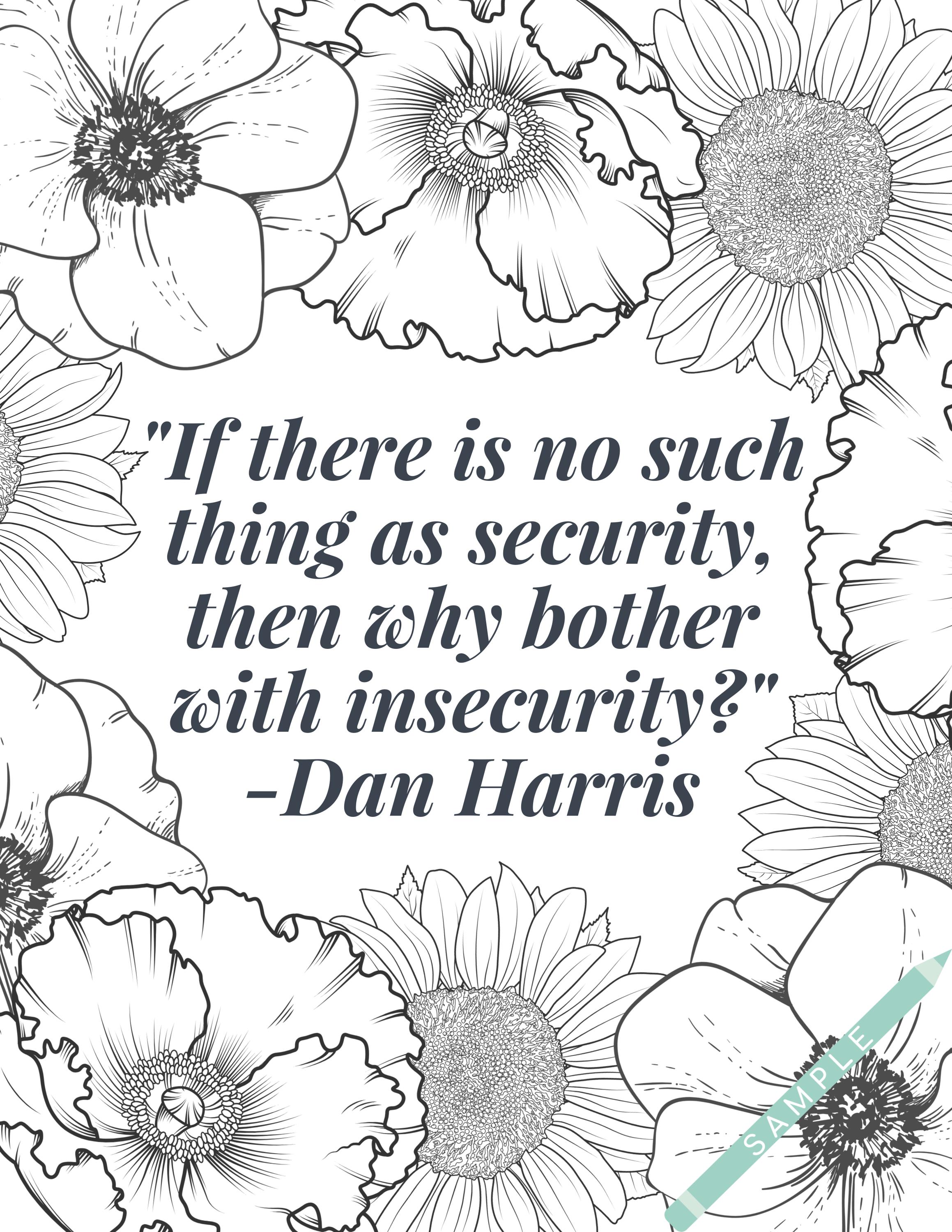 20 Motivational Colouring Pages (PDF) - Printable Colouring Book ...