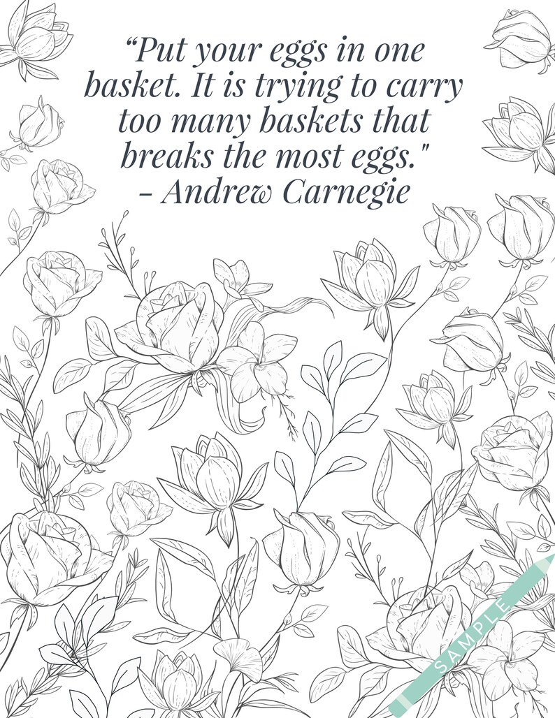 15 Motivational Colouring Pages (PDF) - Printable Colouring Book ...