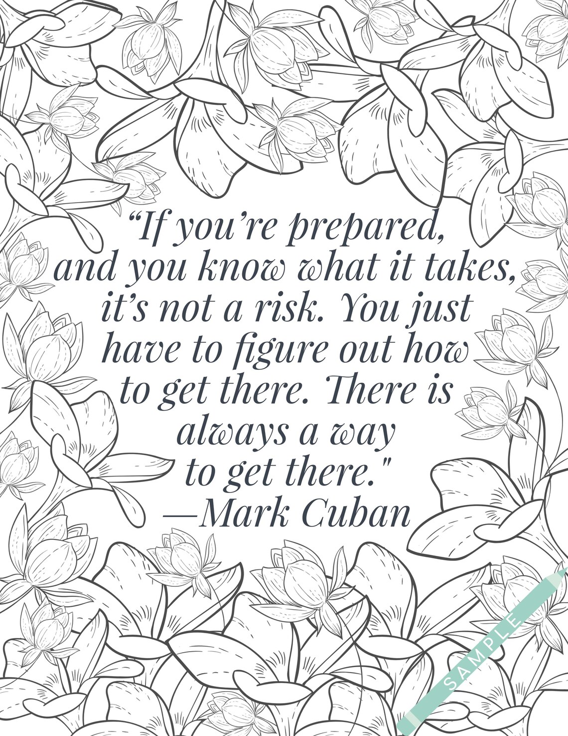 20 Motivational Colouring Pages (PDF) - Printable Colouring Book ...