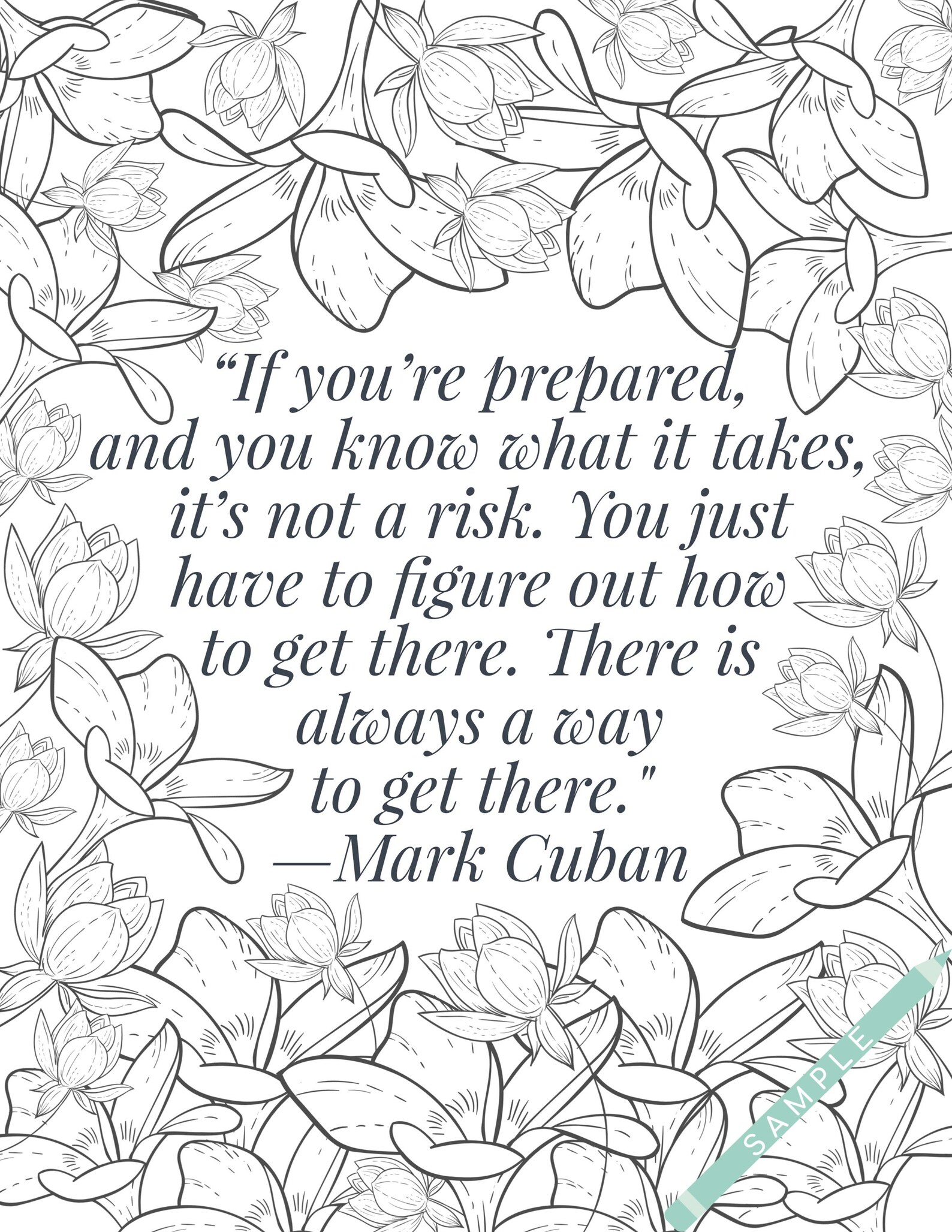 20 Motivational Colouring Pages (PDF) - Printable Colouring Book ...