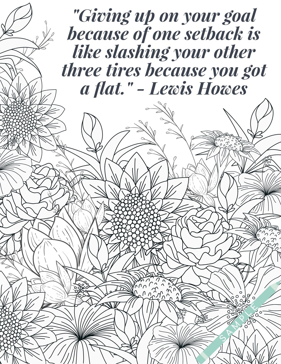 20 Motivational Colouring Pages (PDF) - Printable Colouring Book ...