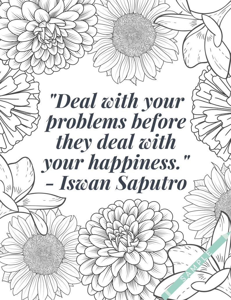 15 Motivational Colouring Pages (PDF) - Printable Colouring Book ...