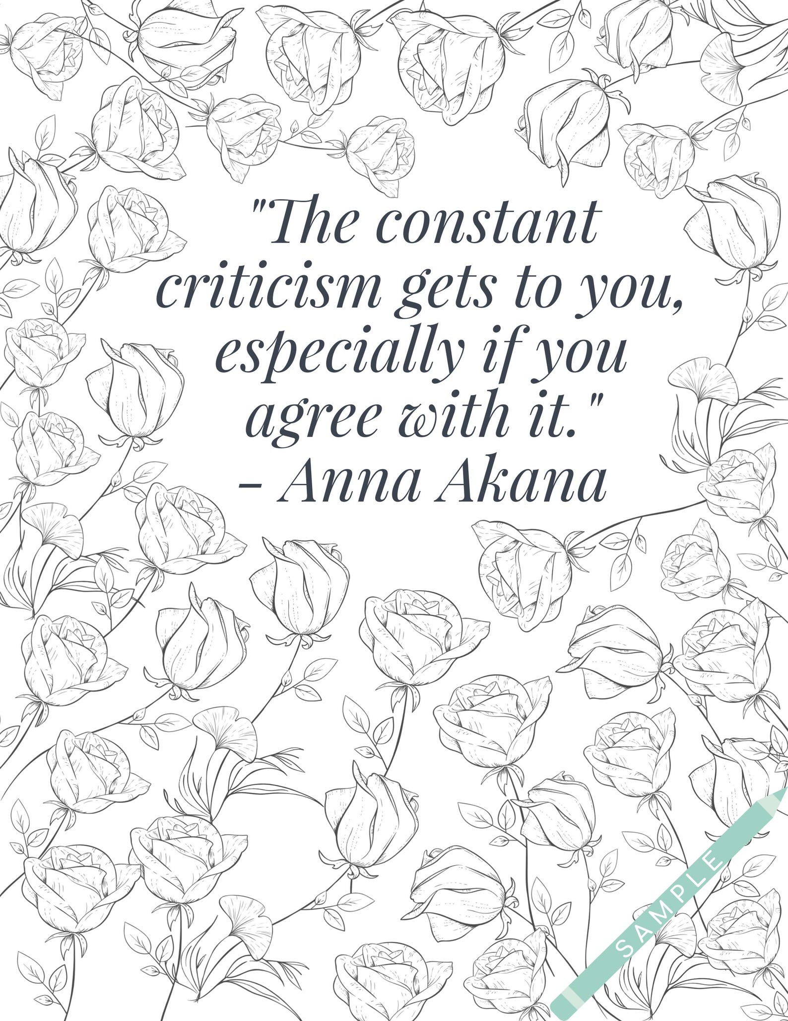 20 Motivational Colouring Pages (PDF) - Printable Colouring Book ...