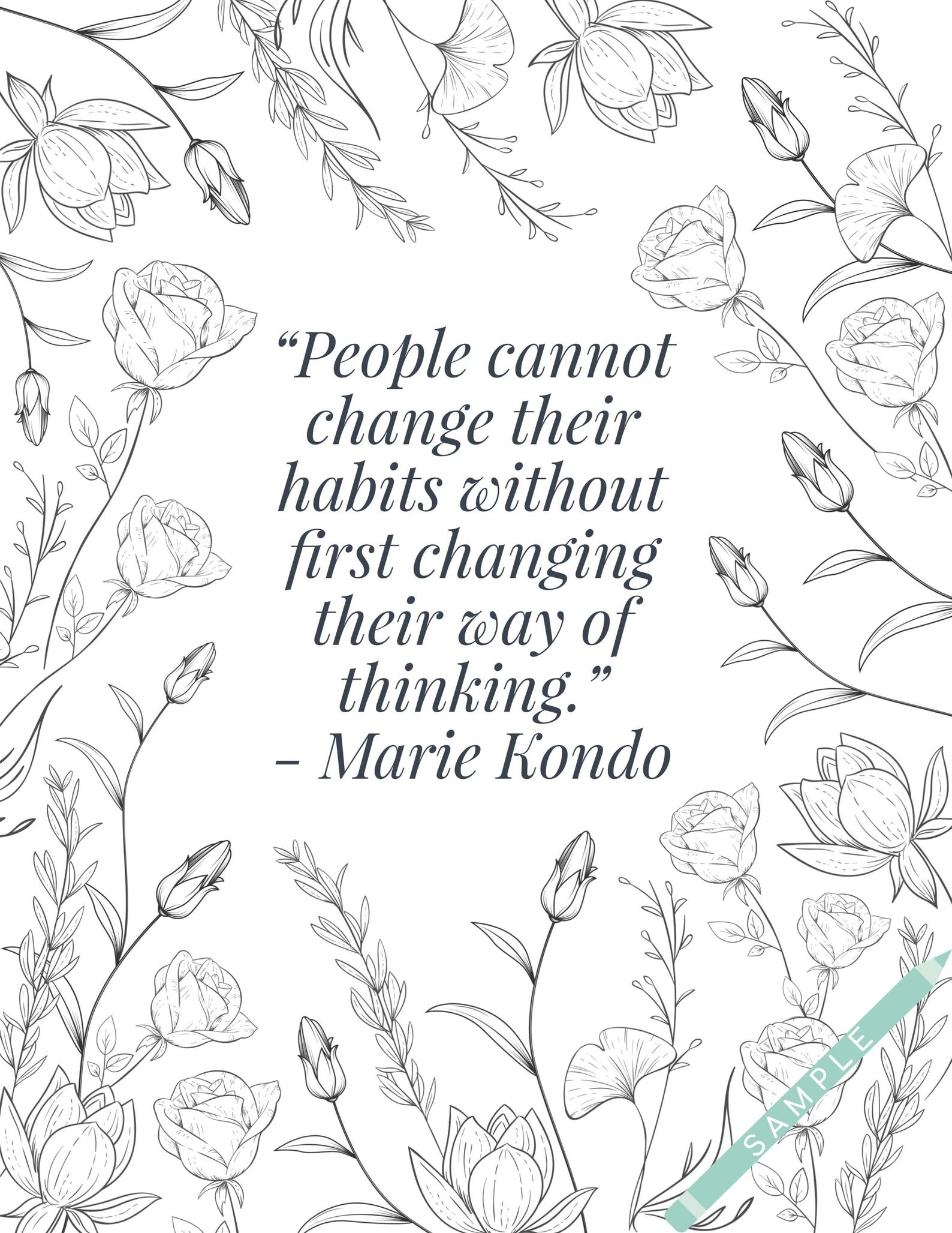 20 Motivational Colouring Pages (PDF) - Printable Colouring Book ...