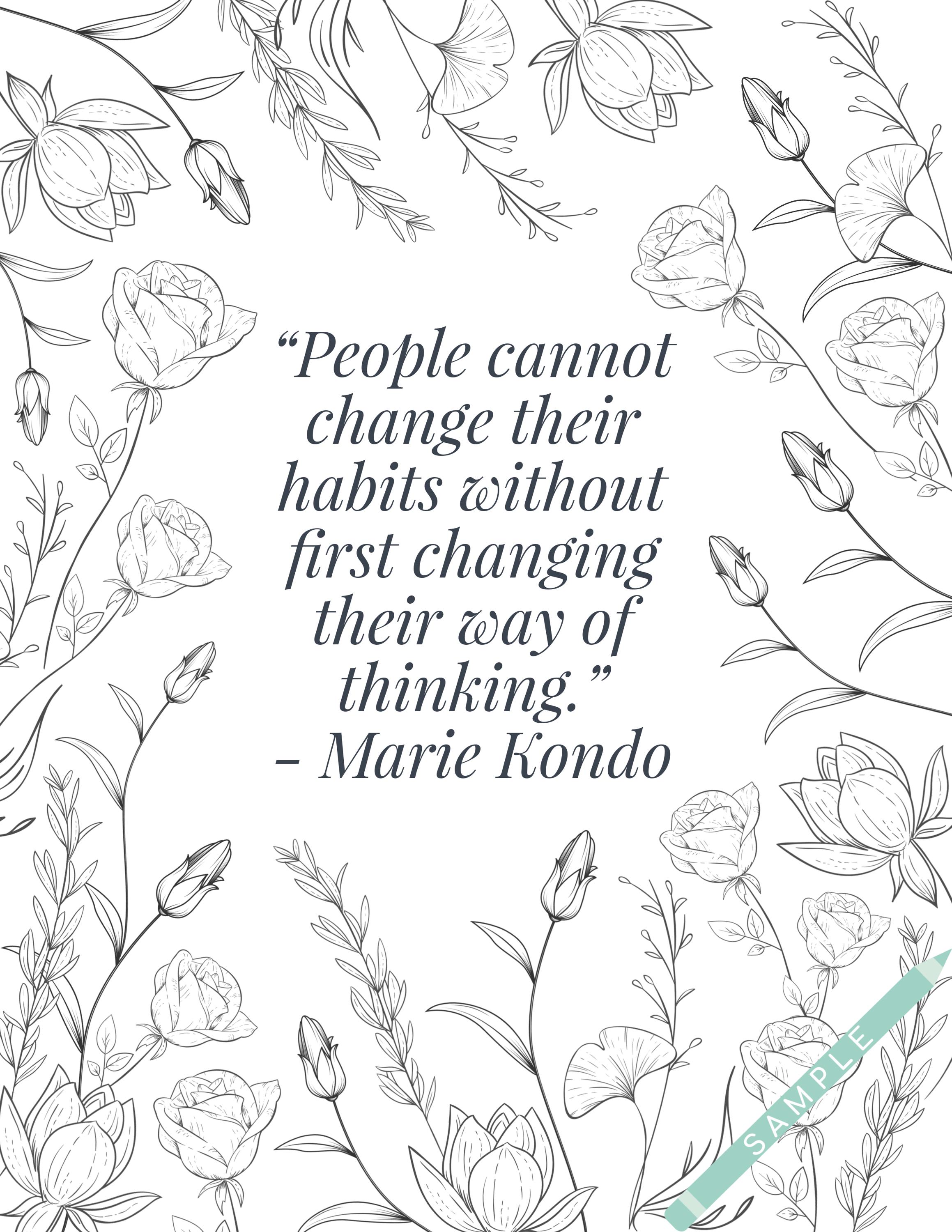 20 Motivational Colouring Pages (PDF) - Printable Colouring Book ...