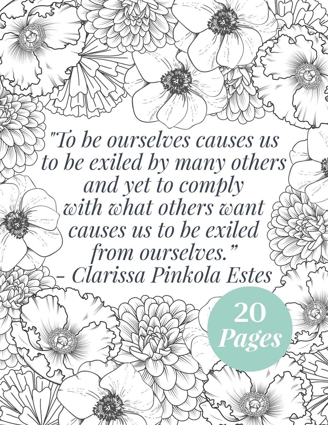 20 Motivational Colouring Pages (PDF) - Printable Colouring Book ...