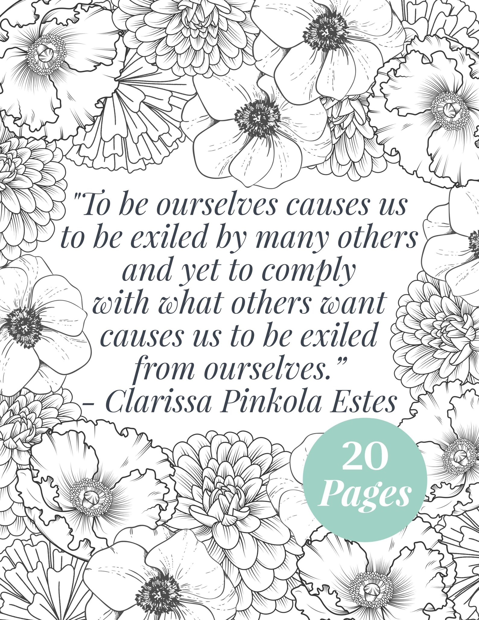 20 Motivational Colouring Pages (PDF) - Printable Colouring Book ...