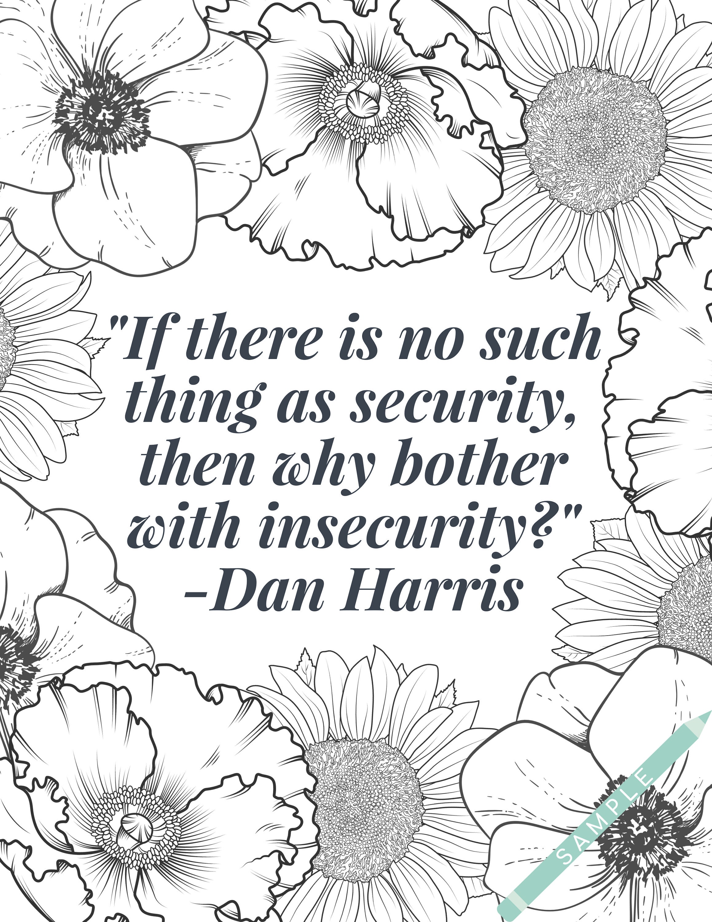 15 Motivational Colouring Pages (PDF) - Printable Colouring Book ...