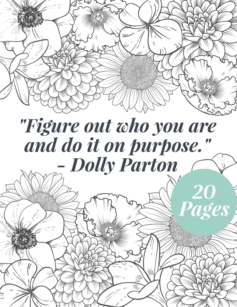 Mindfulness Colouring Book Mental Health and Personal Growth - Etsy