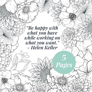 20 Mindfulness Colouring Pages PDF Printable Colouring Book Mental ...