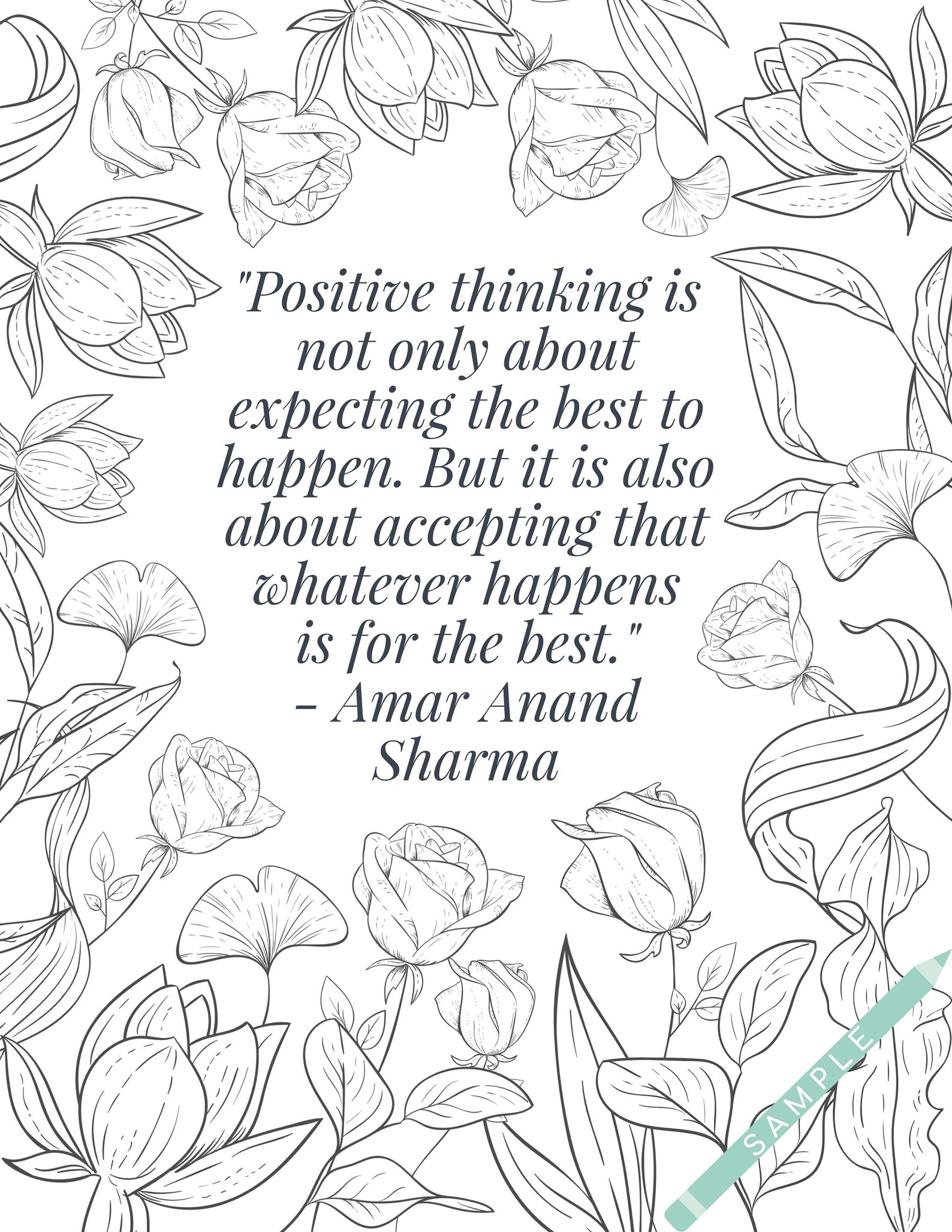 20 Mindfulness Colouring Pages (PDF) - Printable Colouring Book ...