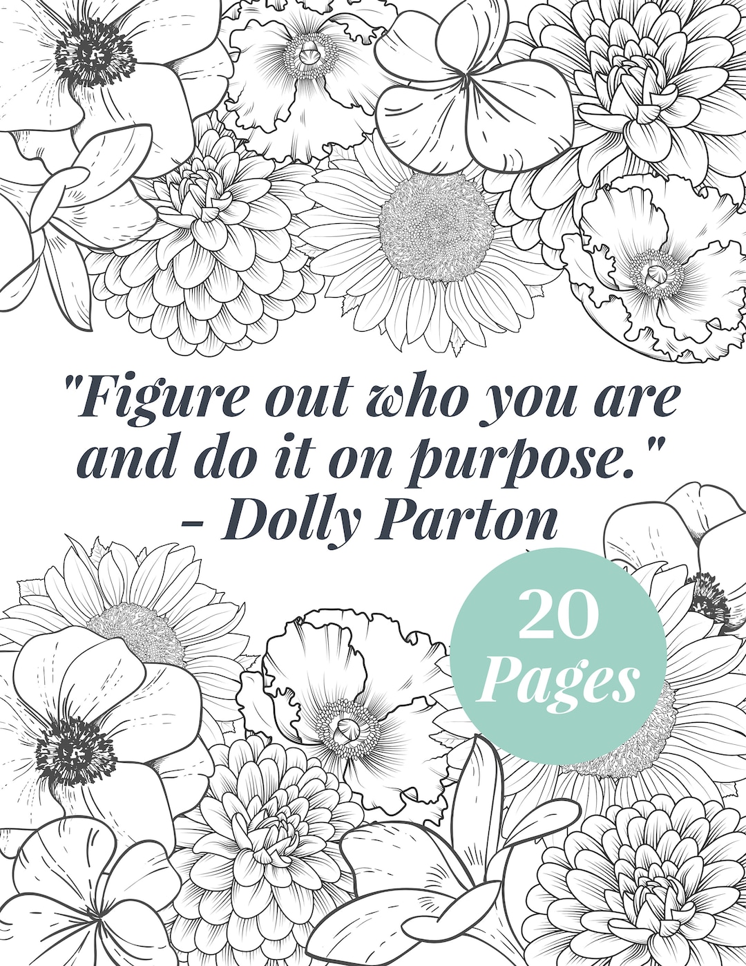 20 Mindfulness Colouring Pages (PDF) - Printable Colouring Book ...