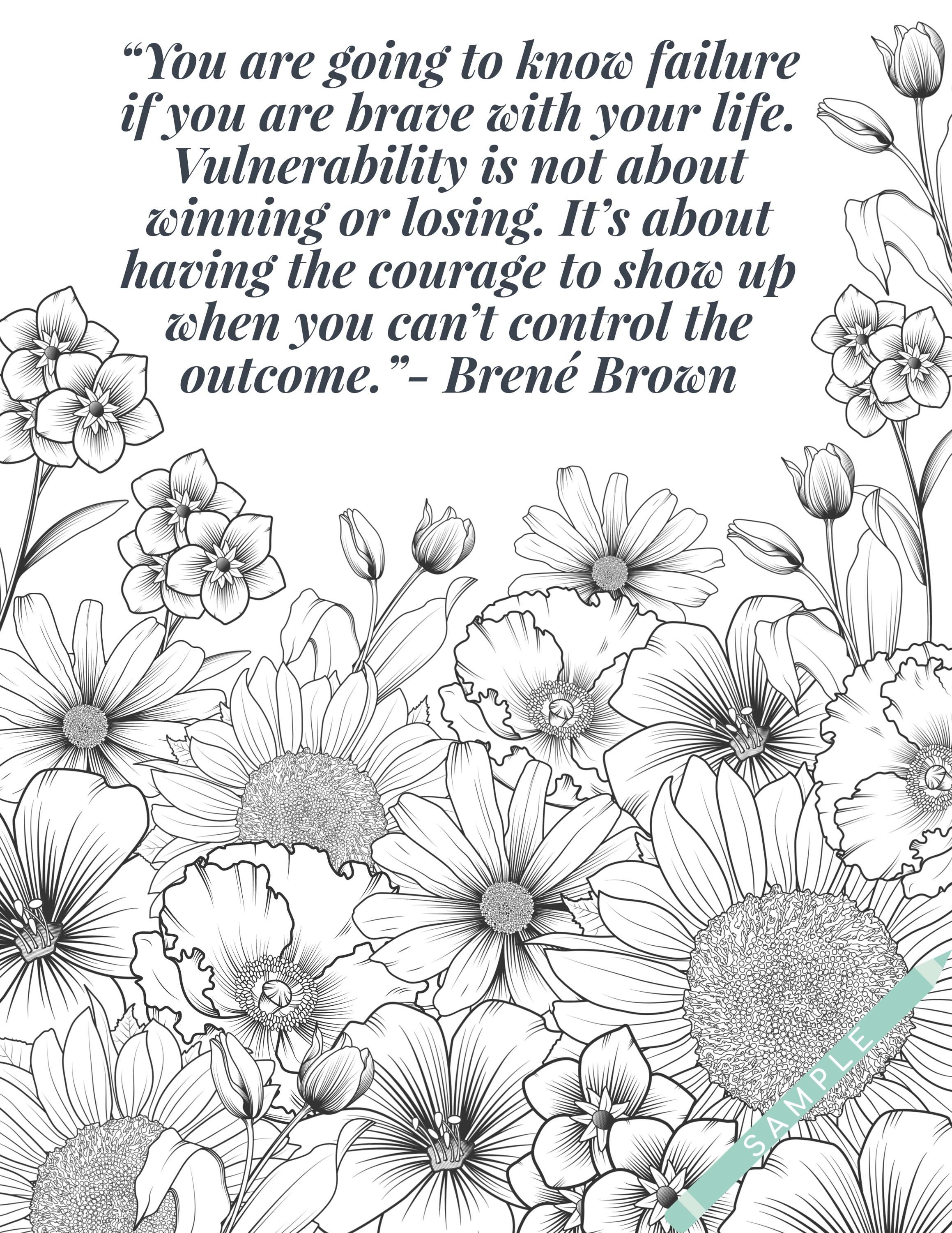 20 Motivational Colouring Pages (PDF) - Printable Colouring Book ...