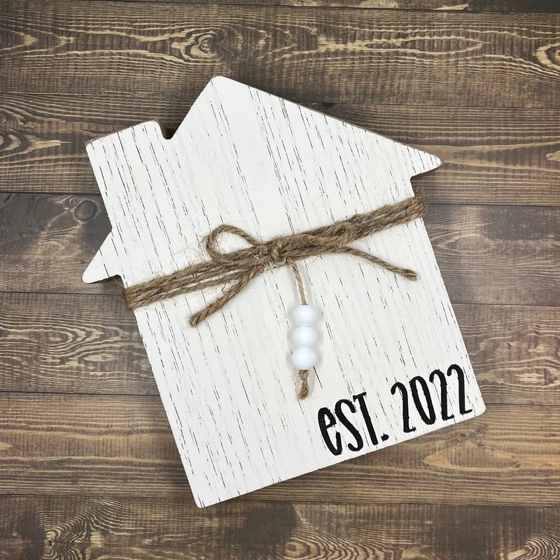 Home Established Sign - Etsy