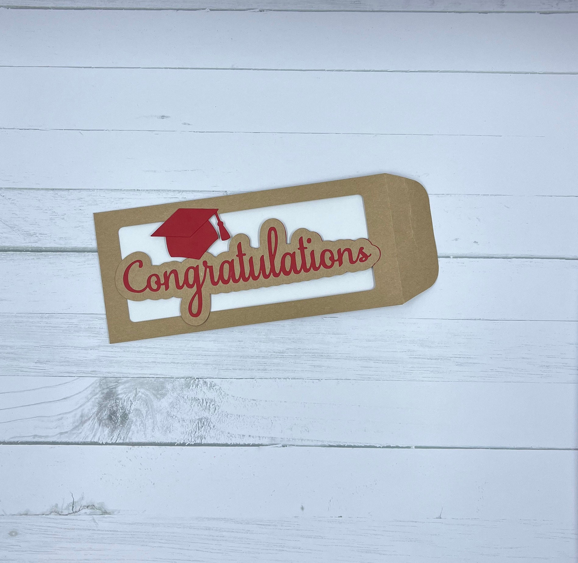 Grad Money Holder, Customizable Color, Graduation Gift, Personalize ...