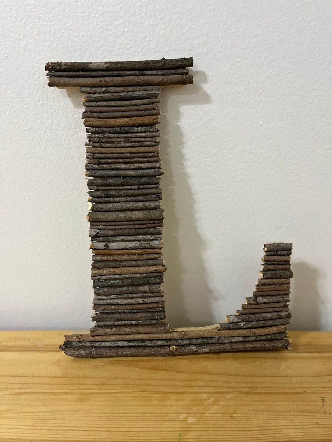 Woodland Monogram, Woodland Nursery Monogram, Twig Letter, Rustic ...