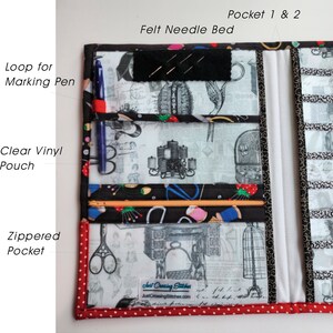 Cross Stitch Folder-needlework Storage Bag-cross Stitch Travelers Case ...