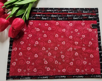 Cross Stitch Project Bag, Valentine Project Bag - Etsy