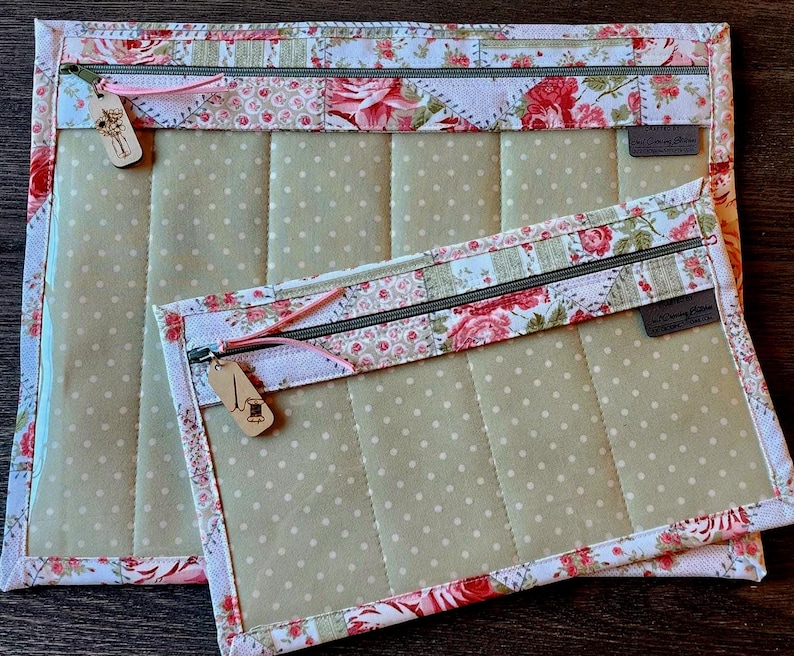 Cross Stitch Project Bag-project Bag With Zipper or Vinyl Front-rug ...