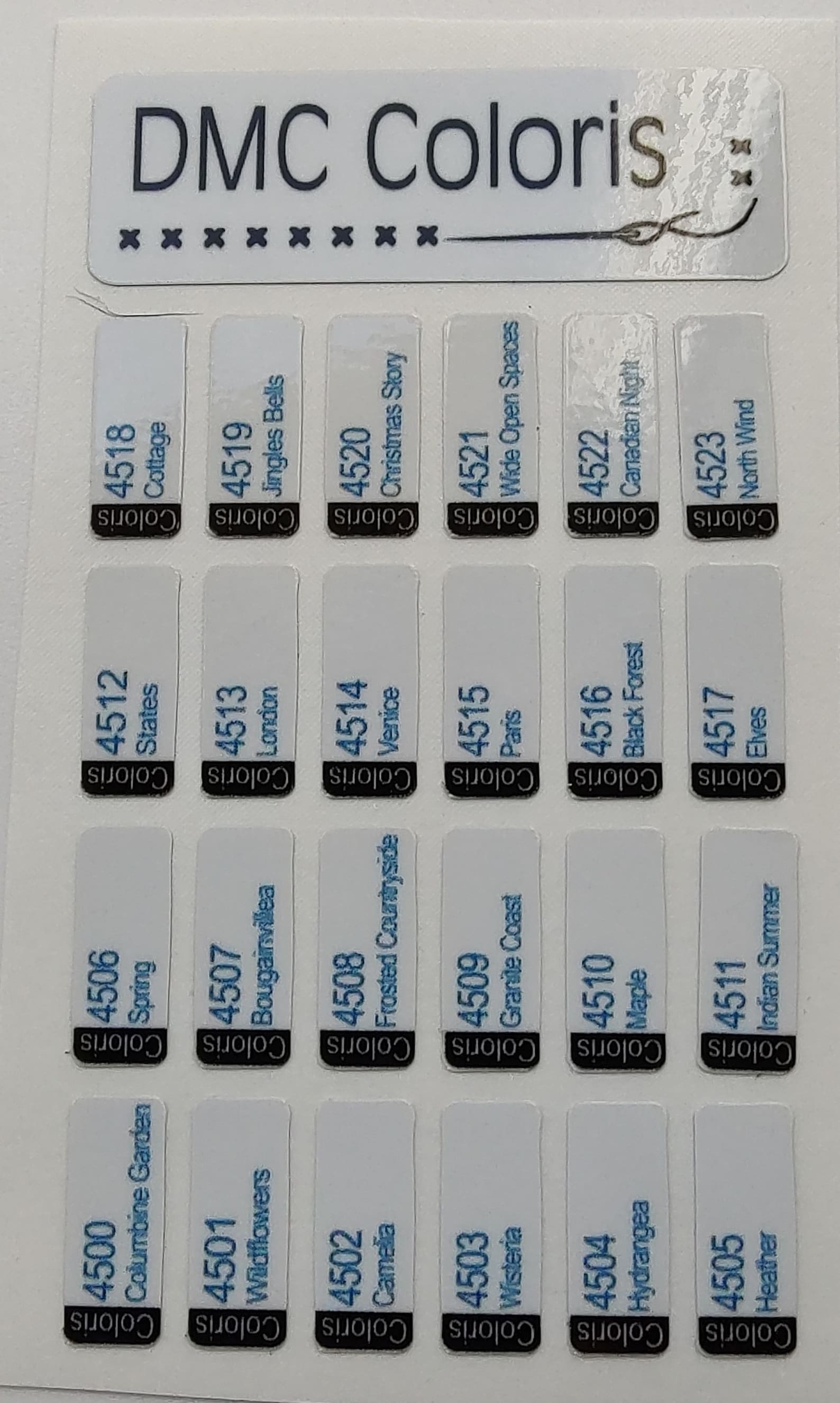 Floss Labels-dmc Cotton-dmc Light Effects-dmc Coloris-dmc Etoile-dmc ...