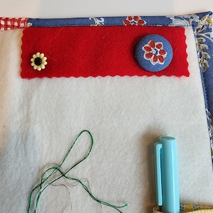 Floss Thread Mat Book - ORT Catcher - Needle Work Accessory Bag With ...