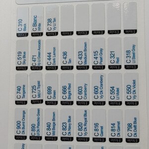 Floss Labels-dmc Cotton-dmc Light Effects-dmc Coloris-dmc Etoile-dmc ...